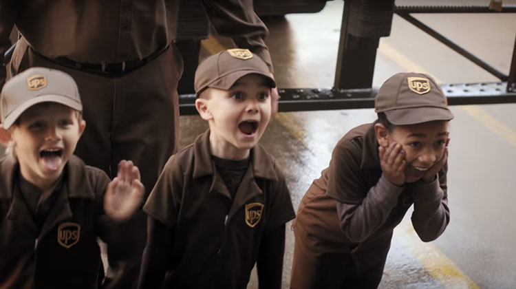 3 Lucky Kids Are Given Tiny Driveable UPS Trucks, Their "Deliveries ...