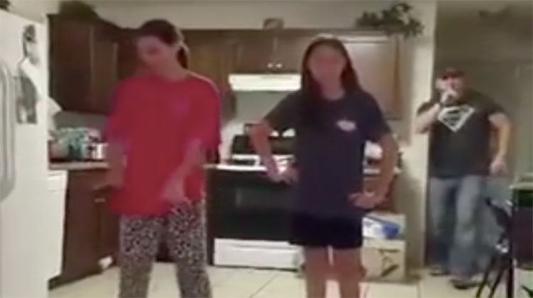 Dad Walked In On Daughters Dancing, But What He Does In Response Is ...