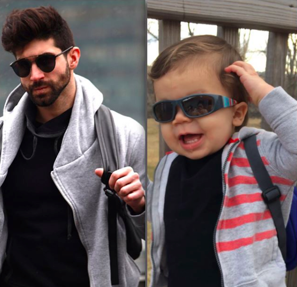 Mom Takes Baby Photos & Matches Them With Model Uncle - InspireMore
