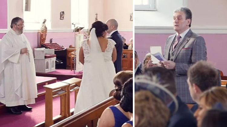 Man Interrupts Priest During Wedding Ceremony, But Bride & Groom Are In ...