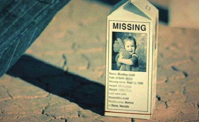 Missing Children Milk Carton