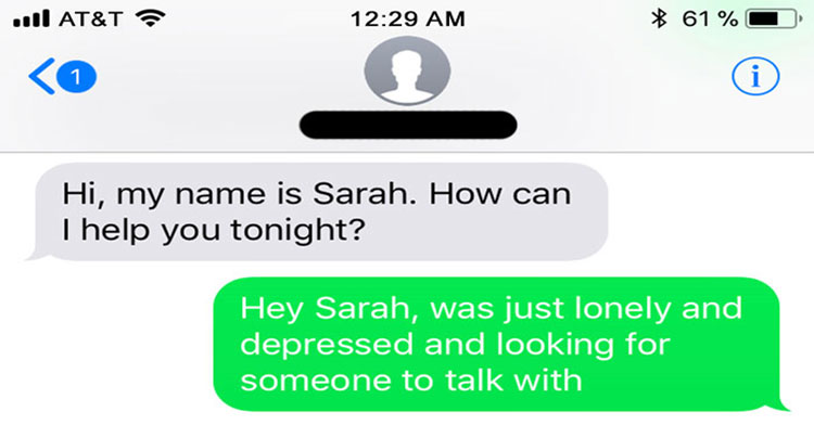 Depressed Person Texts Pasta Company & Gets Great Reply- InspireMore