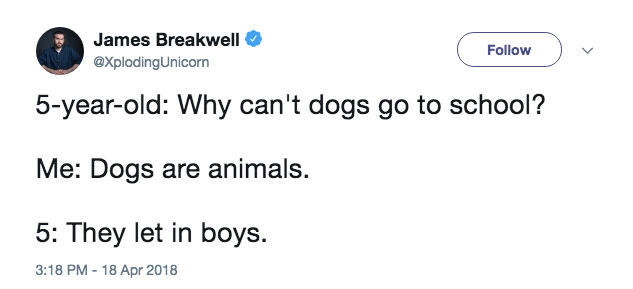 James Breakwell Tweets Daily Life With 4 Sassy Daughters — InspireMore