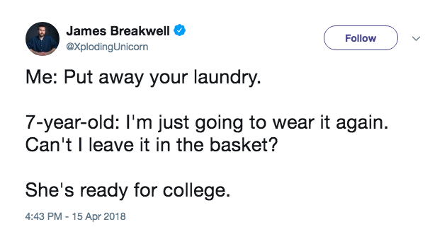 James Breakwell Tweets Daily Life With 4 Sassy Daughters — InspireMore