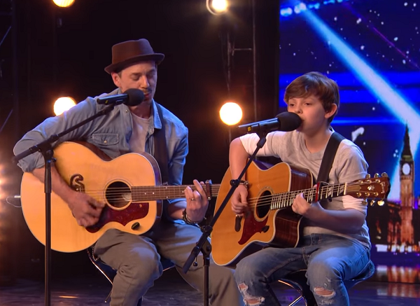 Father-Son Duo Gets Simon's Golden Buzzer. -InspireMore