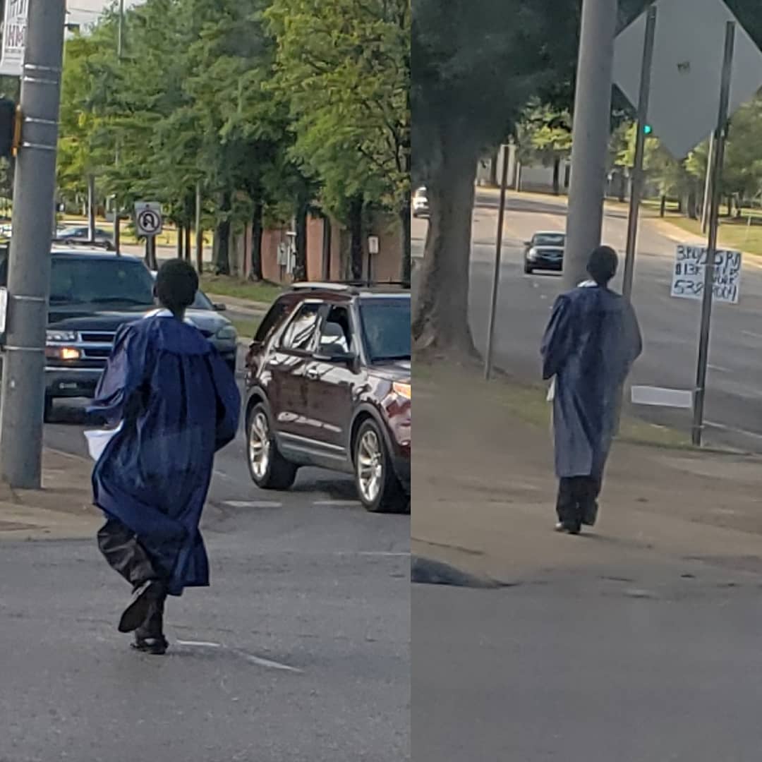 Photo Of Teen Walking To Graduation Goes Viral — InspireMore