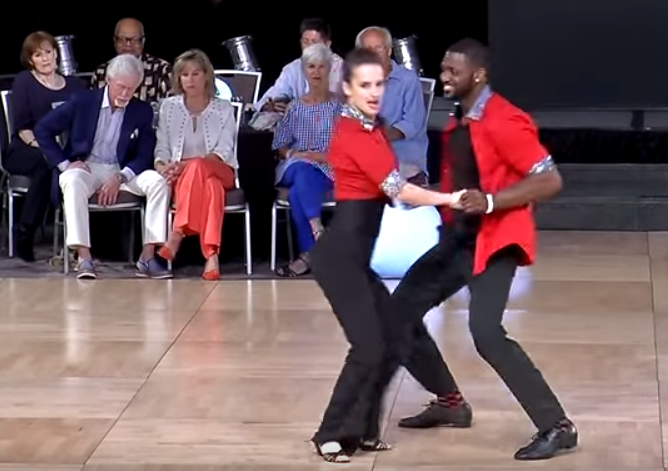 Couple Ballroom Dances To "Play That Funky Music" & Win 1st Place ...