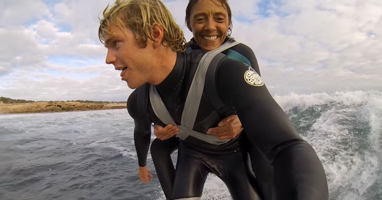 Paralyzed Woman Goes Surfing Thanks To Duct Tape — InspireMore