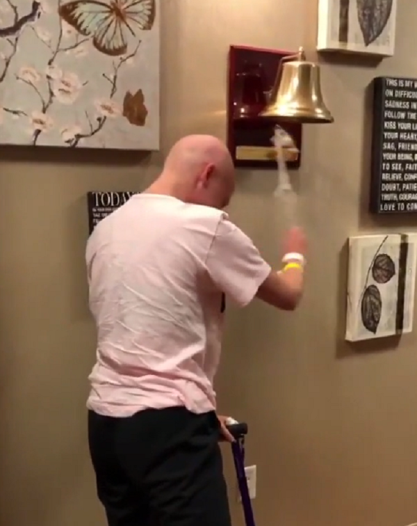 Tampa Cancer Patient Fights Tears Ringing "Survivor's Bell" — InspireMore