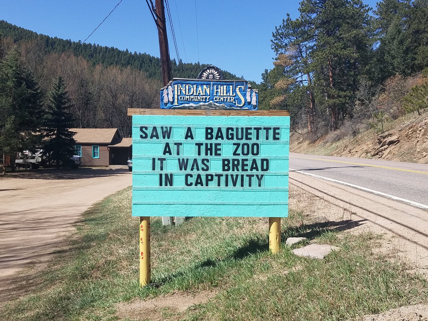 Colorado Community Center Has Hilariously Punny Sign. -InspireMore