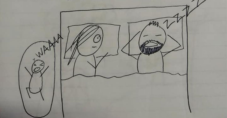 Mom Draws Hilarious Doodles To Explain Her Exhaustion - InspireMore