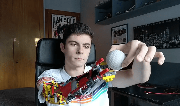 David Aguilar Builds Prosthetic Arm From Legos — InspireMore