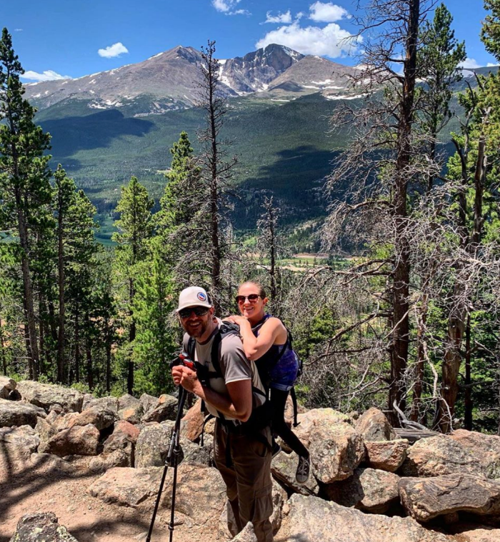 Blind Trevor Hahn Hikes Carrying Melanie Knecht On Back. -InspireMore