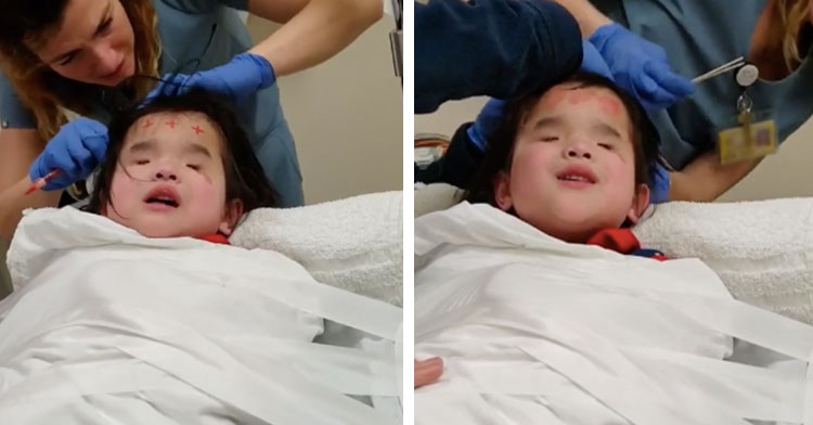 Girl Uses Musical Therapy To Get Through Medical Procedure. -InspireMore