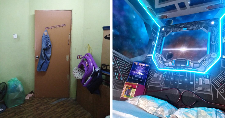 Artist Transforms Bedroom Into Stunning Spaceship During COVID-19 ...
