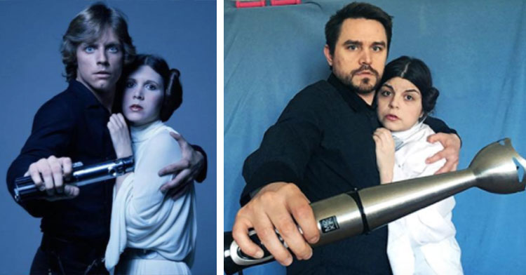 Creative Couple Hilariously Recreates Famous Movie Scenes During ...