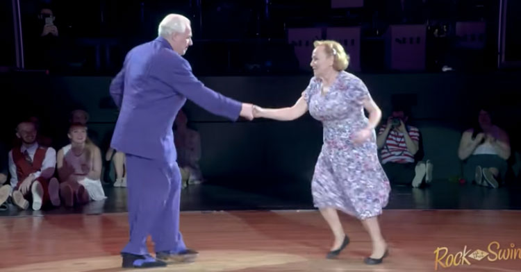 Elderly Dancers Prove They've Still Got It With Classy Swing Routine ...