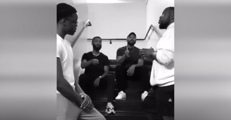Quartet Pulls Off Gorgeous A Cappella Hymn In Stairwell. – InspireMore