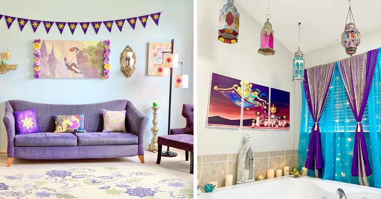 Mom's Intricate "Disney House" Has Real-Life Magic In Every Room ...