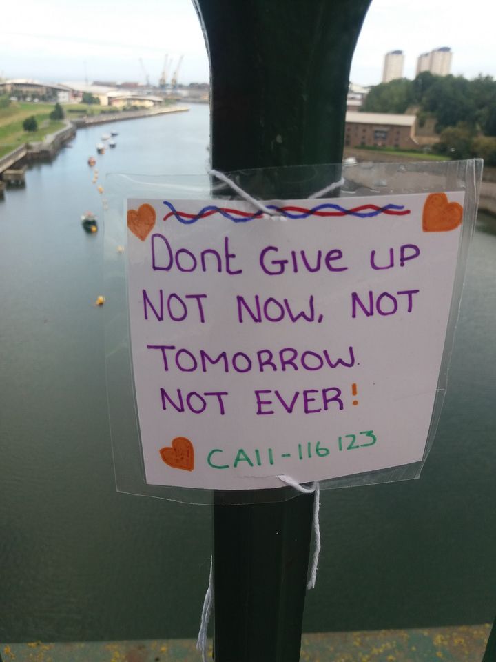 Woman Disperses "Messages Of Hope" That Save People From Suicide ...