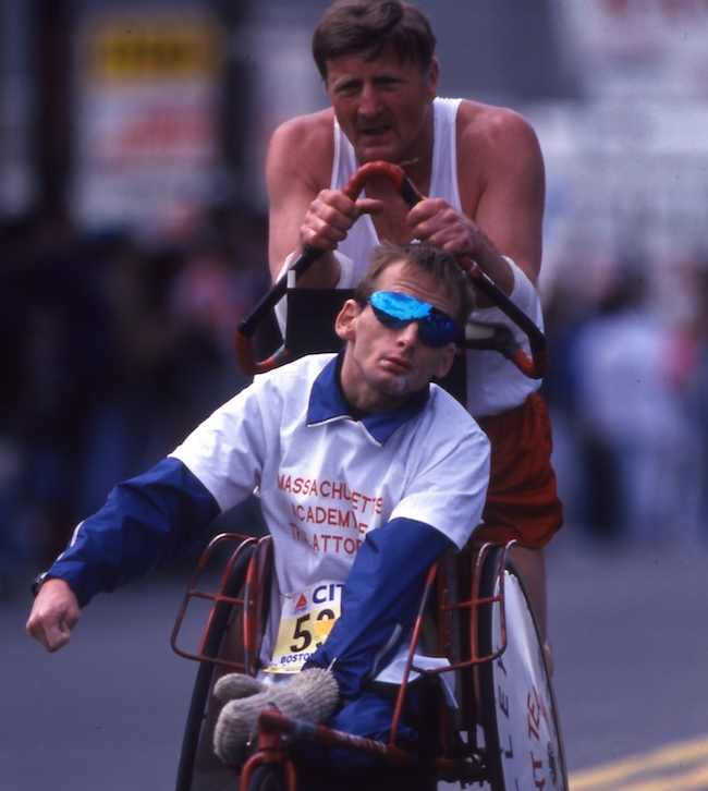 Father And Son In Wheelchair Team Up For 32 Marathons — And Leave ...