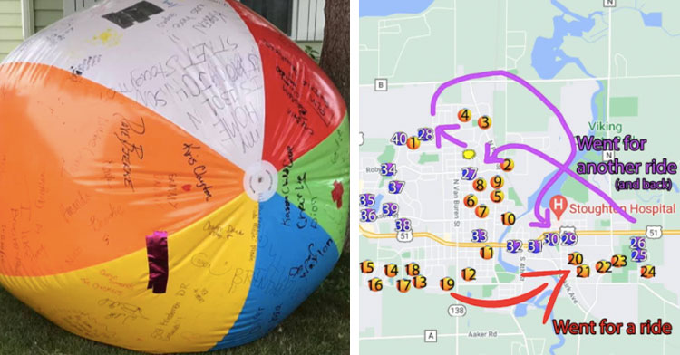 How A Giant Runaway Beach Ball Stole The Hearts Of An Entire City ...