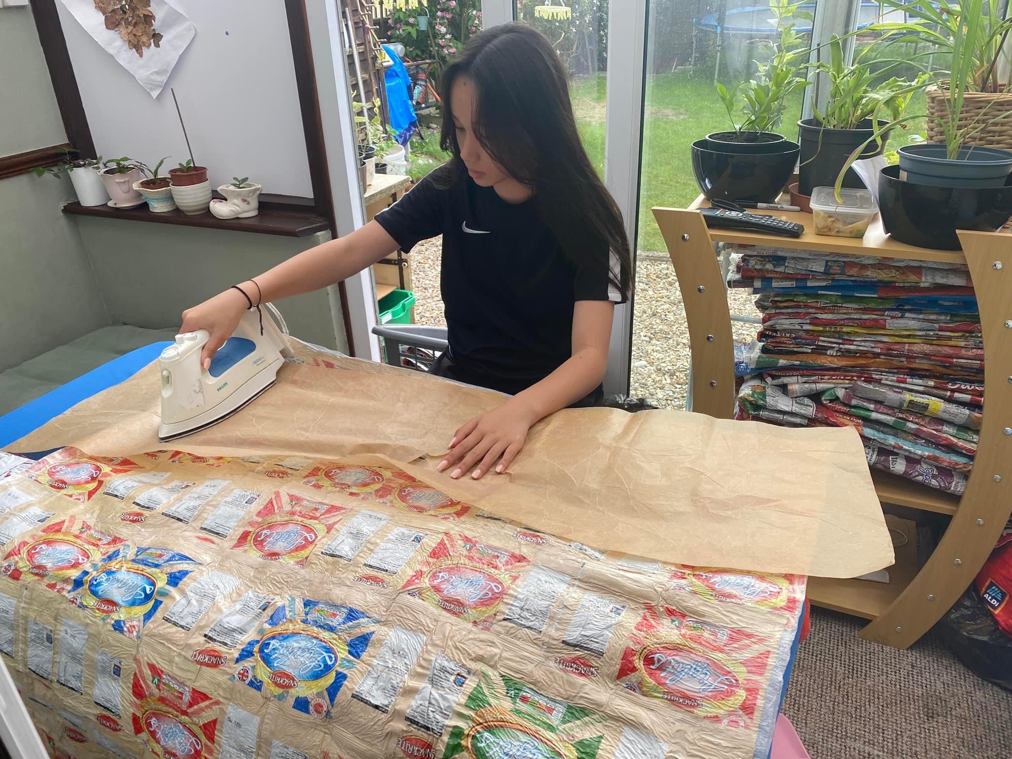 12-Yr-Old Turns Discarded Chips Bags Into Over 200 Blankets For ...