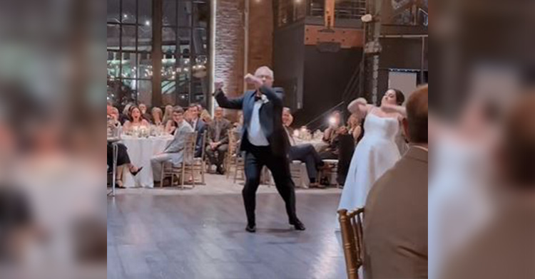That's "My Girl!" Funky Father-Daughter Dance Has Wedding Guests Saying ...