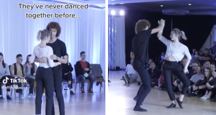 Strangers Meet On The Dance Floor And Immediately Get Into The Swing Of ...