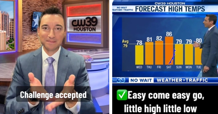Sneaky Weatherman Delights Viewers With References To Songs And Movies ...