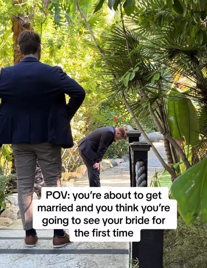 Groom Turns Around For "First Look" And Cries Tears Of Joy At Who He ...