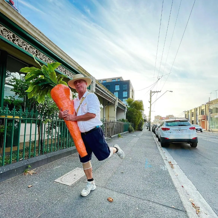 The Heartwarming Reason Why This Man Carries A Giant Carrot Around ...