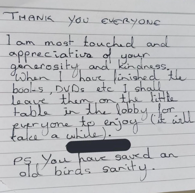 Lonely Elderly Woman Leaves Note Pleading For Help From Her Neighbors ...