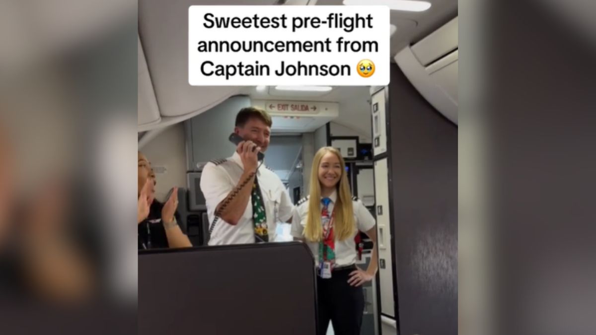 Airline Pilot Introduces The Latest Addition To The Flight Crew… His
