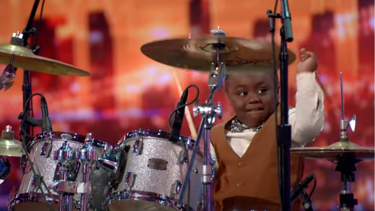 5-Year-Old Drummer Gives "Unbelievable" For "AGT" Auditions