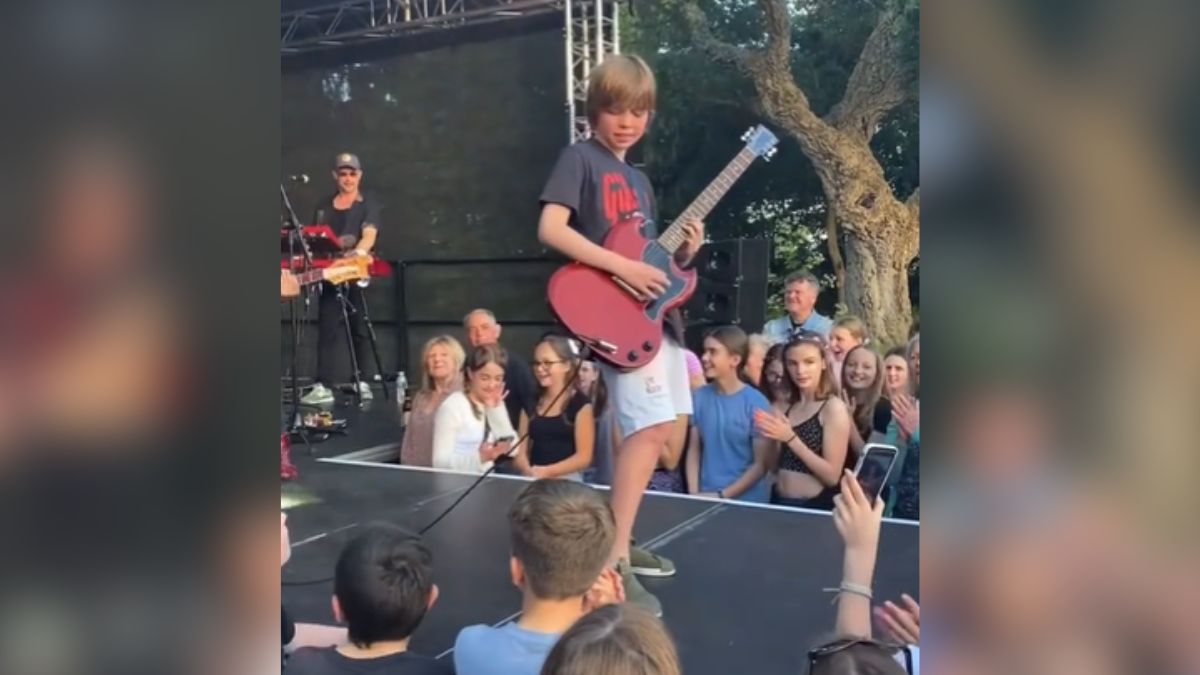 Kid Blows Everyone Away With Guns 'N Roses Guitar Solo