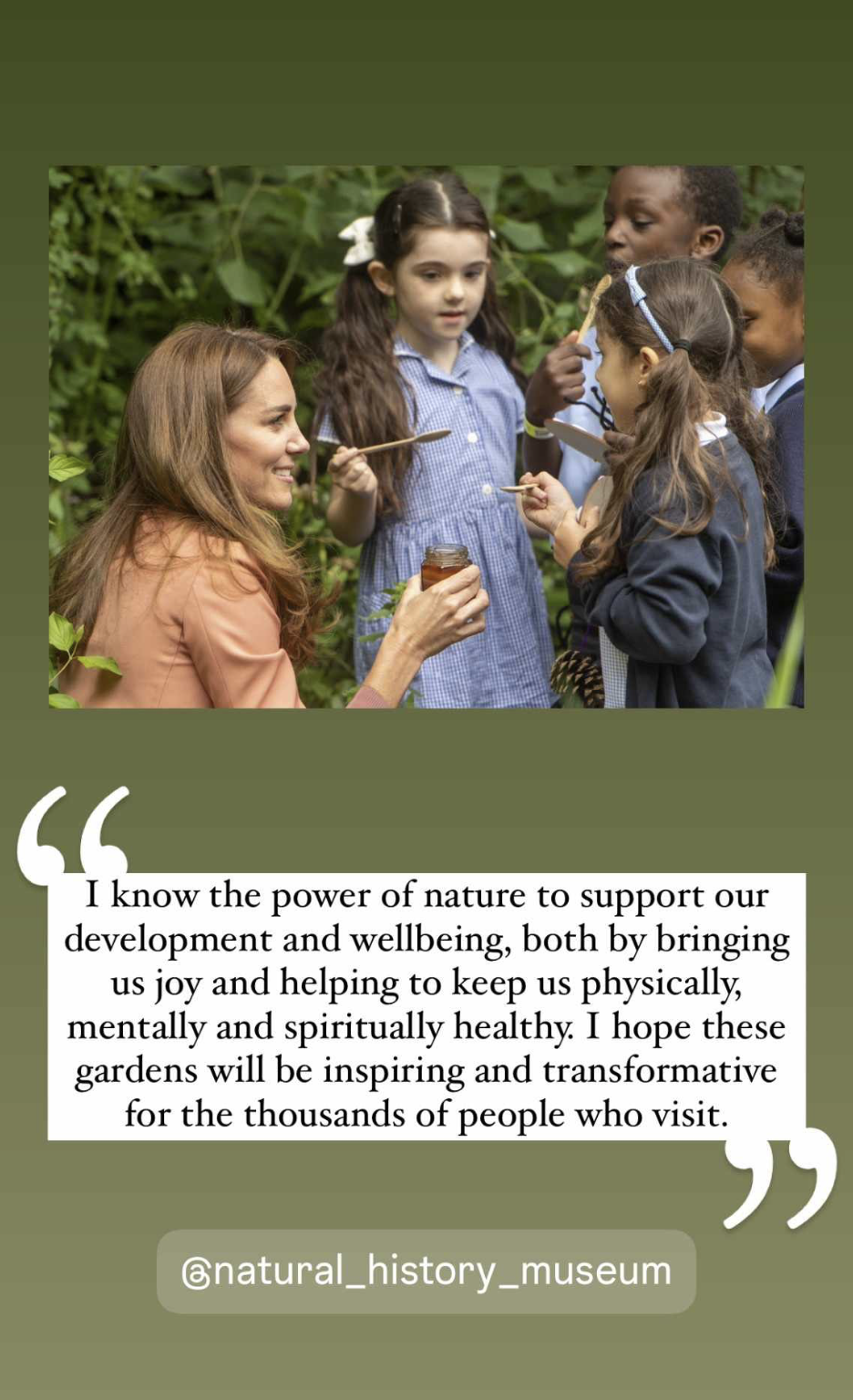 Princess Kate Shares Message On The Healing "Power Of Nature"