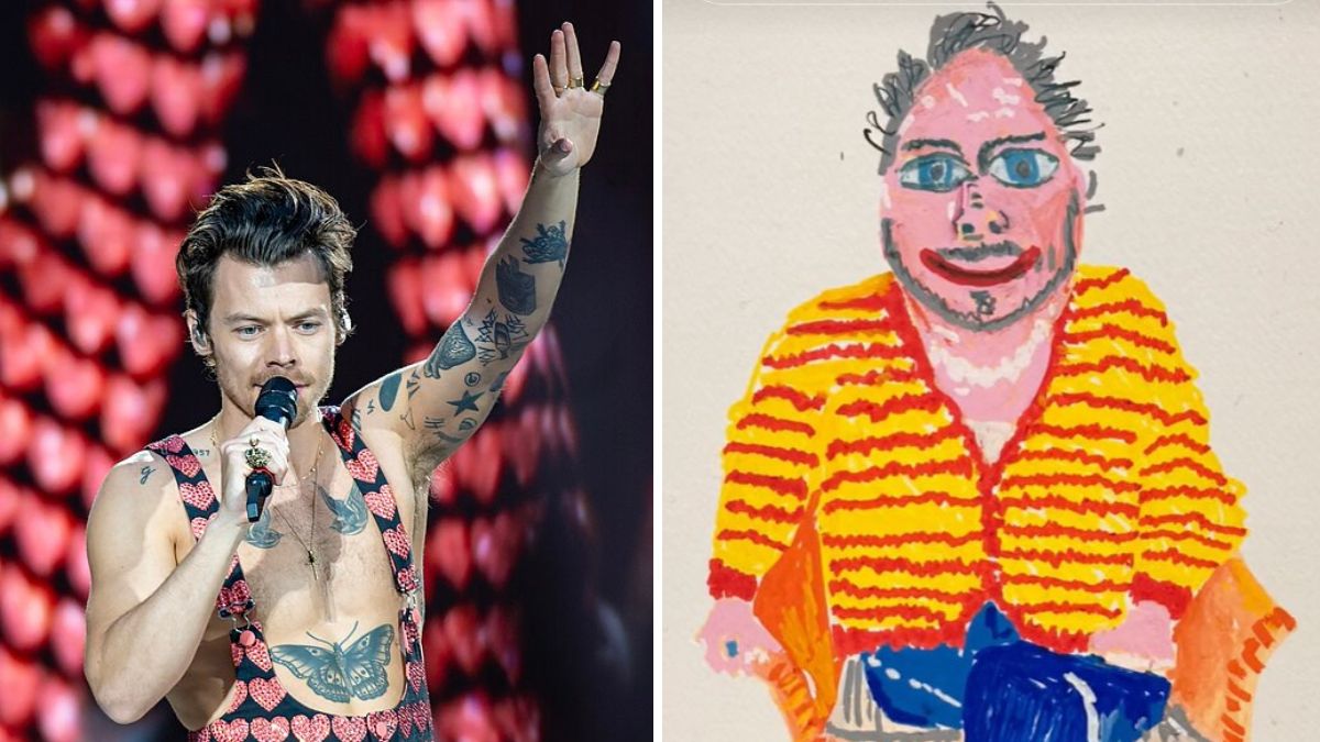 Harry Styles "Stiffs" Artist Who Sold Him Unique Portrait – InspireMore