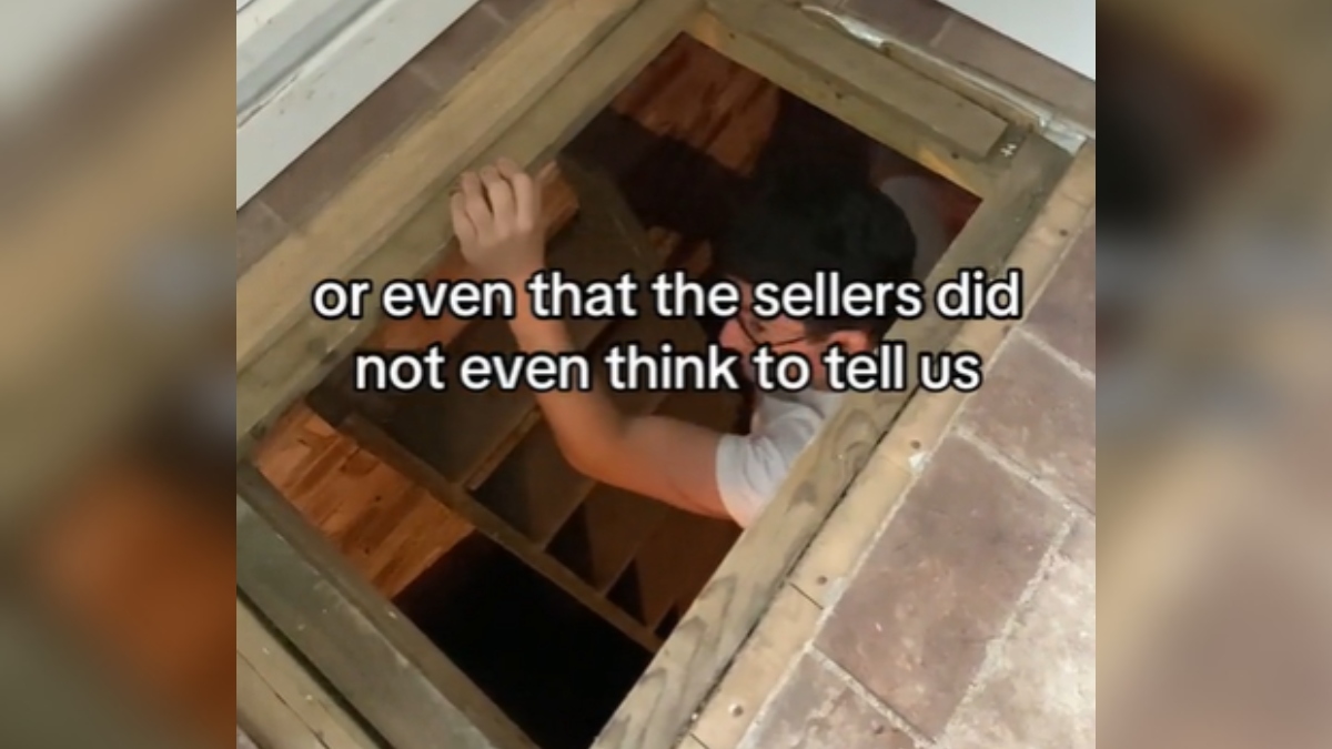 New Homeowners Discover Hidden Trapdoor To Basement! – InspireMore