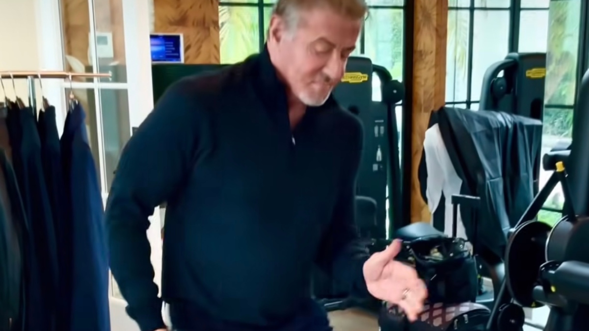 Sylvester Stallone Grooves To Motown Hit