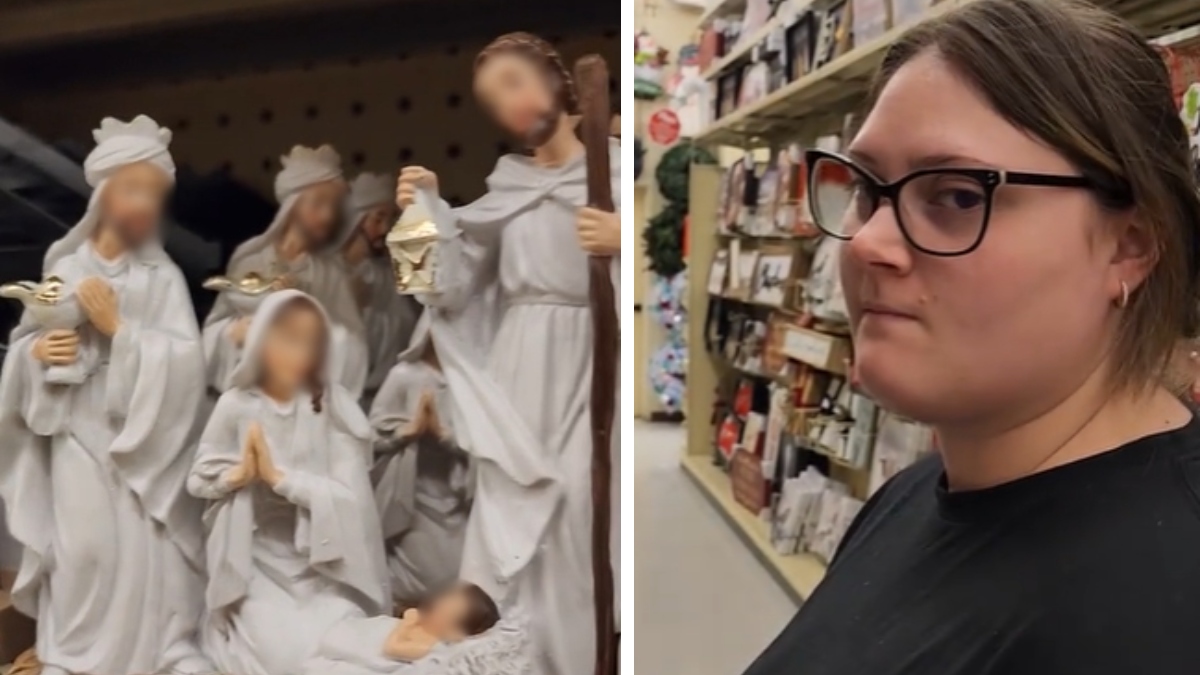 Couple Discovers Nativity Scene With Hilariously Horrifying Faces ...