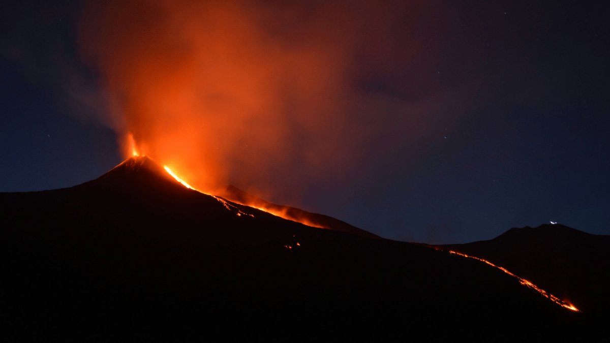 Drone Captures Incredible, Up-Close Footage Of Erupting Volcano