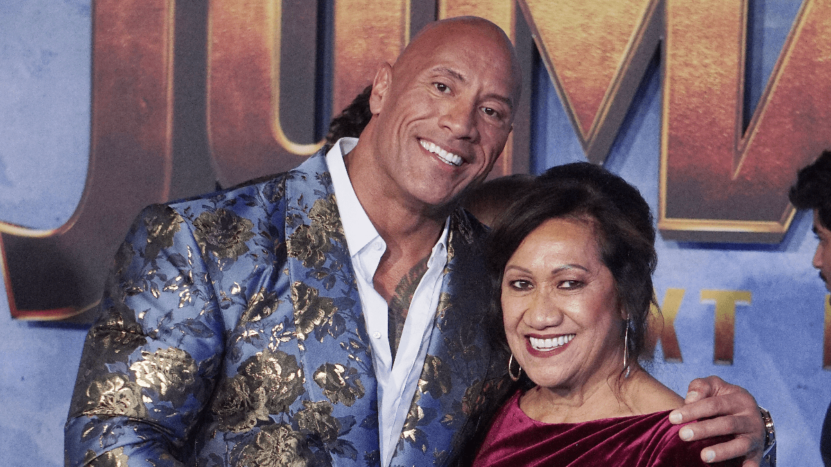Dwayne Johnson And Mom Share Dance At "Moana 2" Premiere