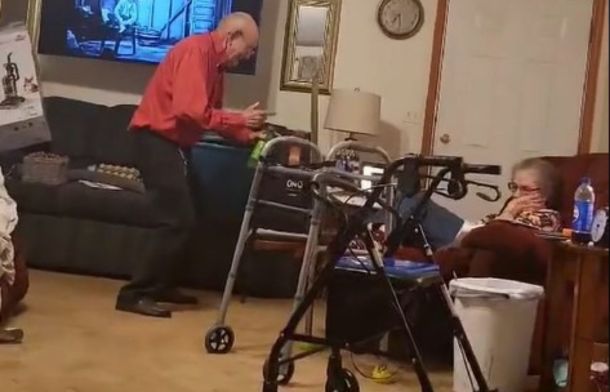 Grandpa Singing When His Wife Comes Home From The Hospital – InspireMore