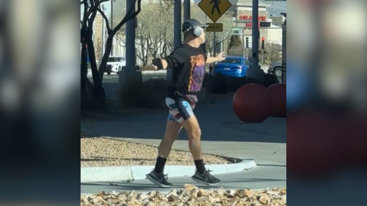 Man Dancing Like A Pro Down Street Is Living His Best Life