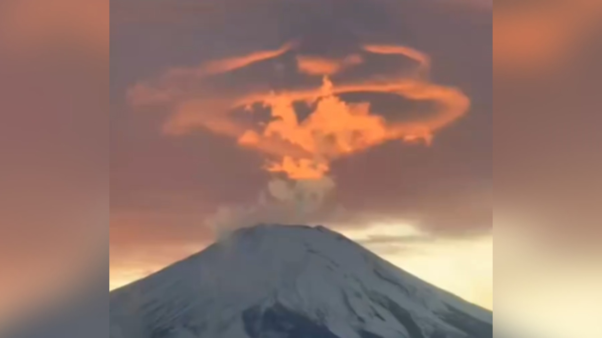 Clip Captures "Fire Dragon" Clouds Forming Over Mount Fuji – InspireMore