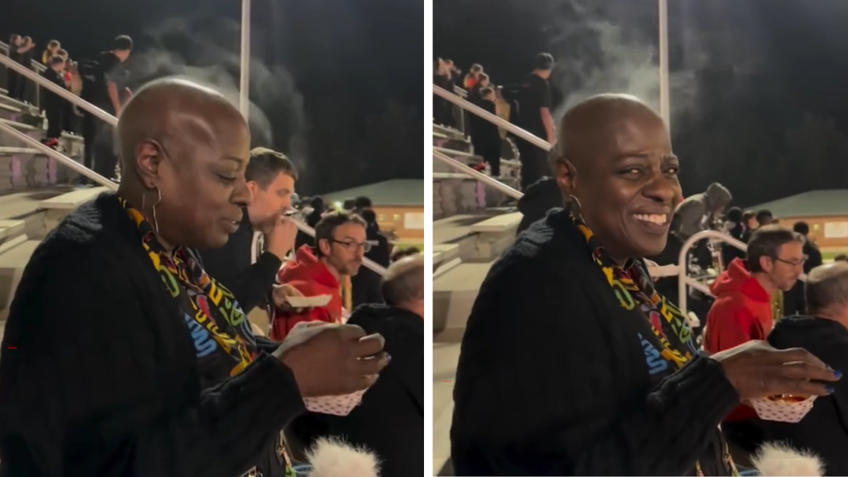 Woman Goes Viral When Her Head Steams At Football Game – InspireMore