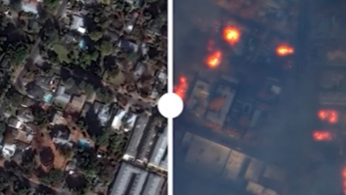 Satellite Images Show Before & After Photos Of California Wildfires ...