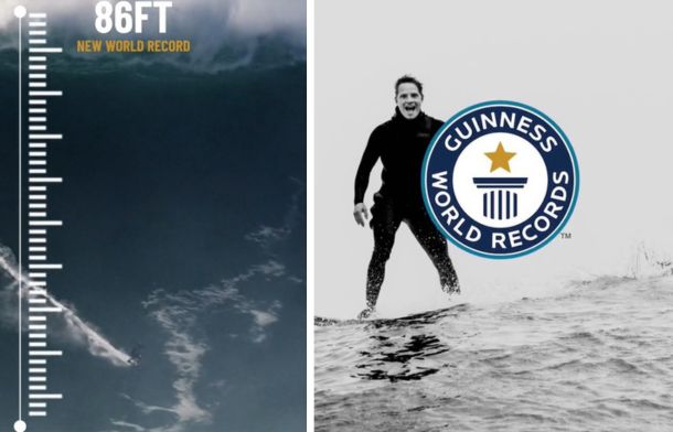 Pro Surfer Takes On Massive 115-Foot Wave In Portugal – InspireMore