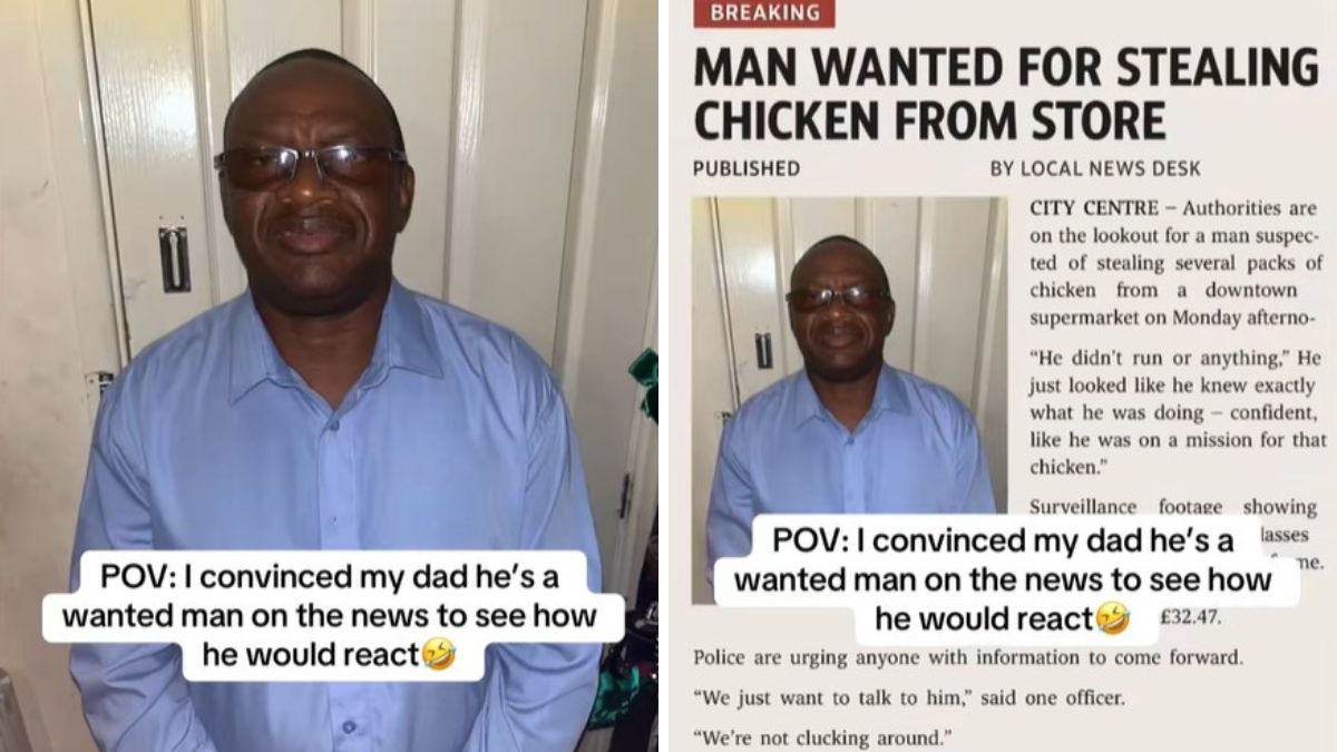 "I Convinced My Dad He's A Wanted Man On The News" – InspireMore